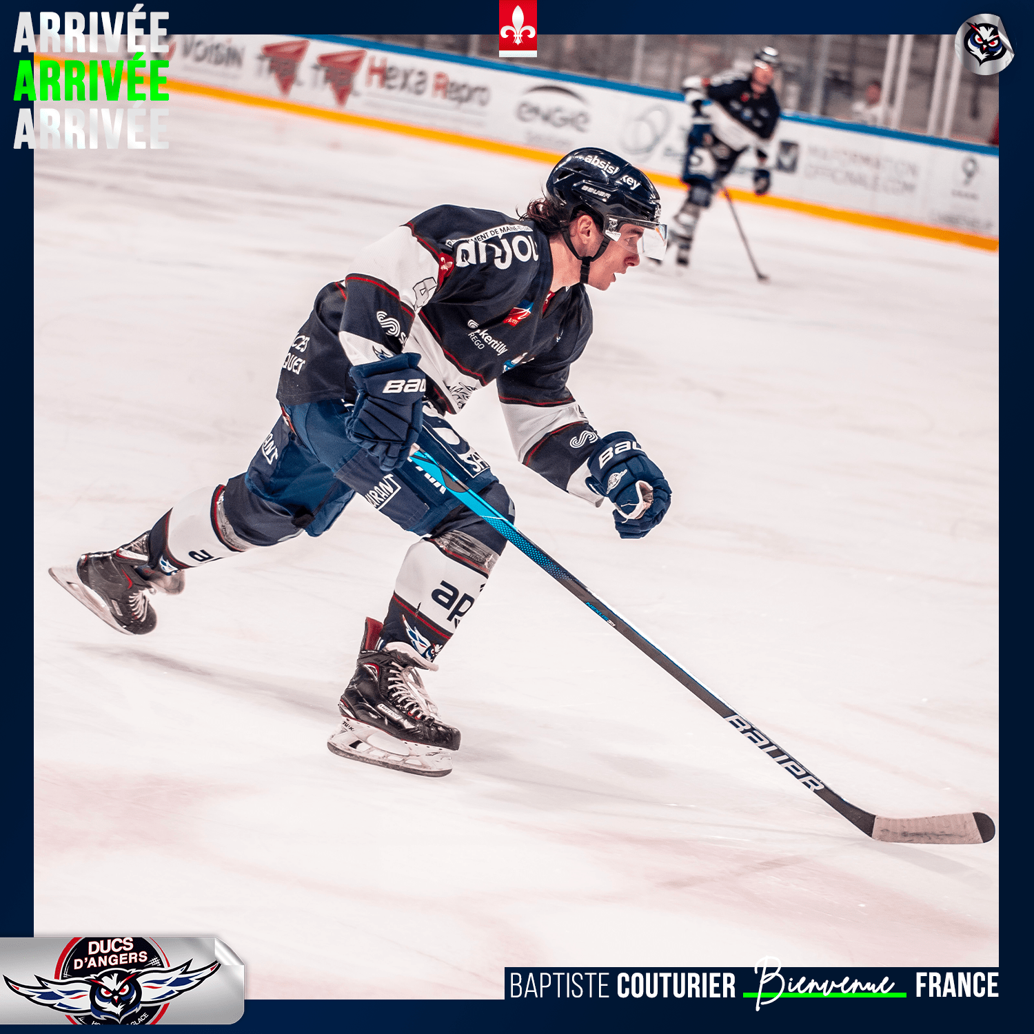 ARRIVÉE DE BAPTISTE COUTURIER - Les Ducs d'Angers
