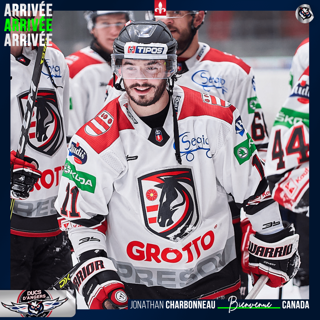 Arrivée de Jonathan CHARBONNEAU - Les Ducs d'Angers